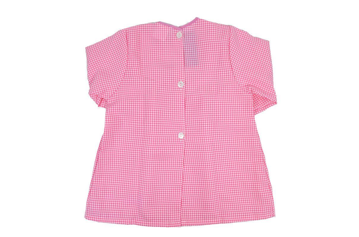 Uniforme para menina de jardim de infância rosa